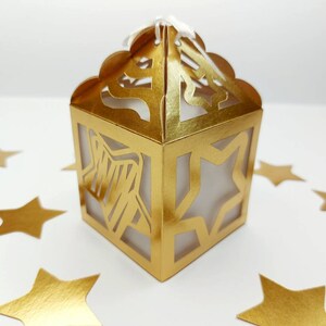 SVG Template Stars Favor Box Birthday Gifts Cricut Cut File Baby Shower ...