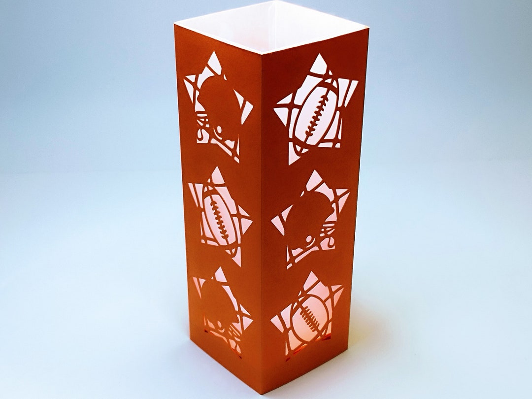 Football Lover SVG Cut File Paper Lantern Sports Theme Birthday Boy ...