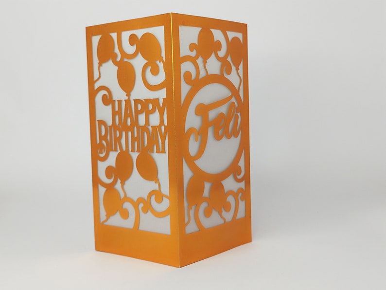 SVG Template Happy Birthday Lantern Customizable SVG Name Age Number ...