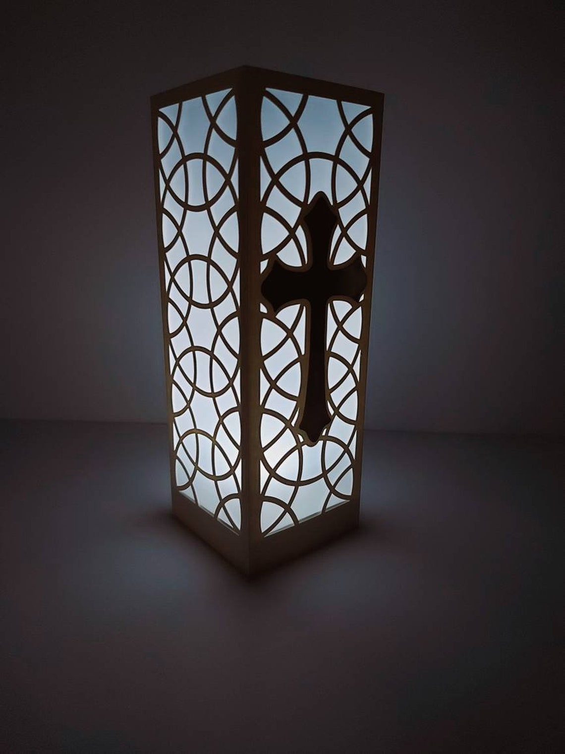 SVG Template Cross Lantern Baptism First Communion - Etsy Canada