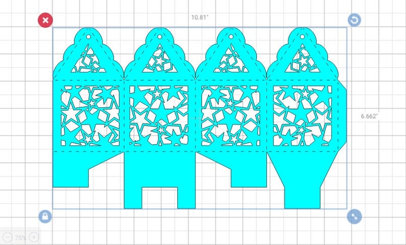 SVG Cut File Favor Box Stars Templates Cricut Star Theme Party Gift Box ...
