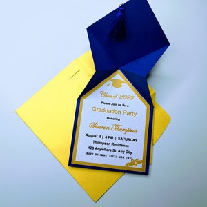 Graduation Card SVG Class of 2026 Invitations Announcement Cricut Cut ...