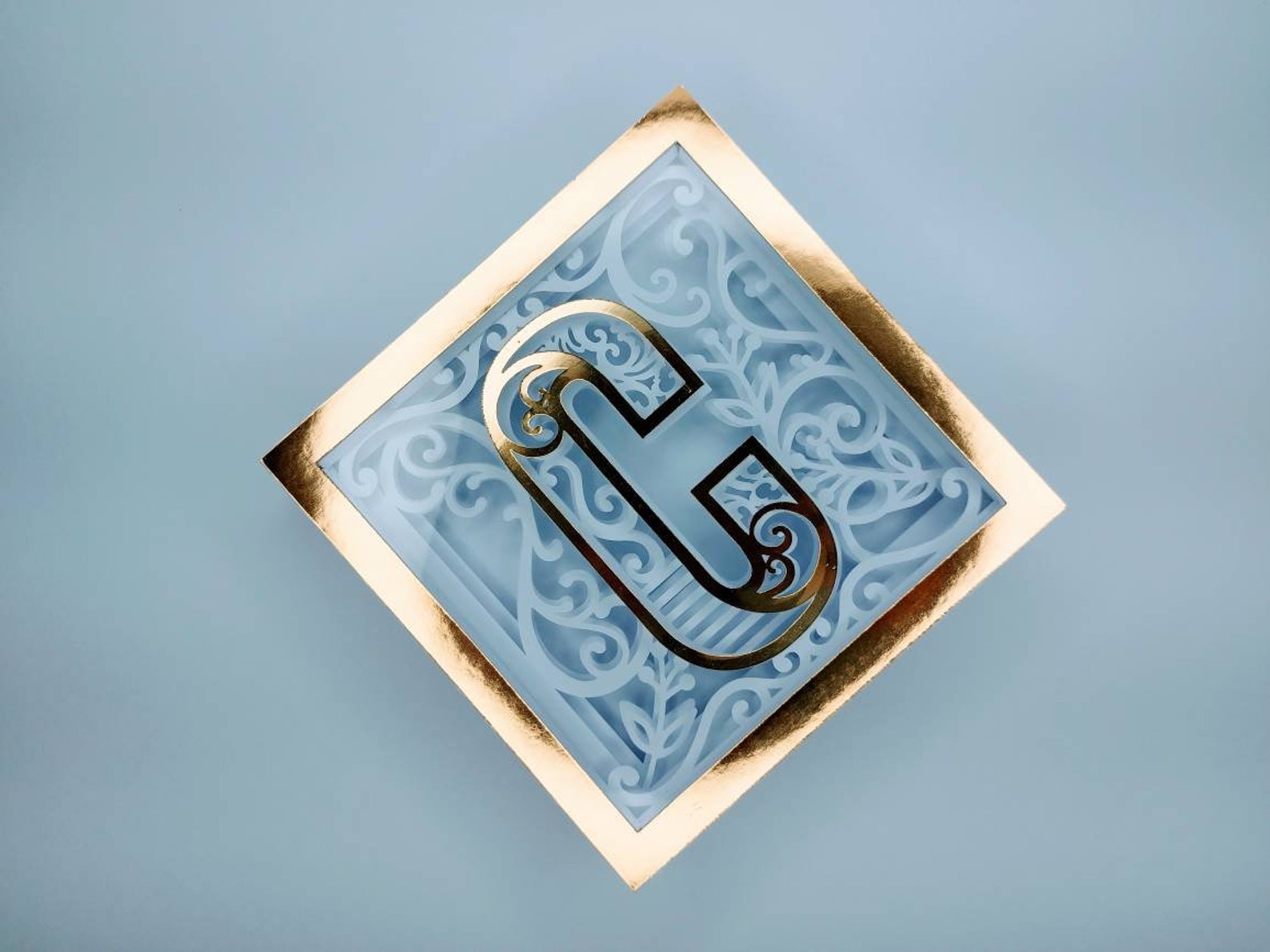 Letter C Shadow Box 3D Alphabet SVG Cut Files Cricut Letters - Etsy