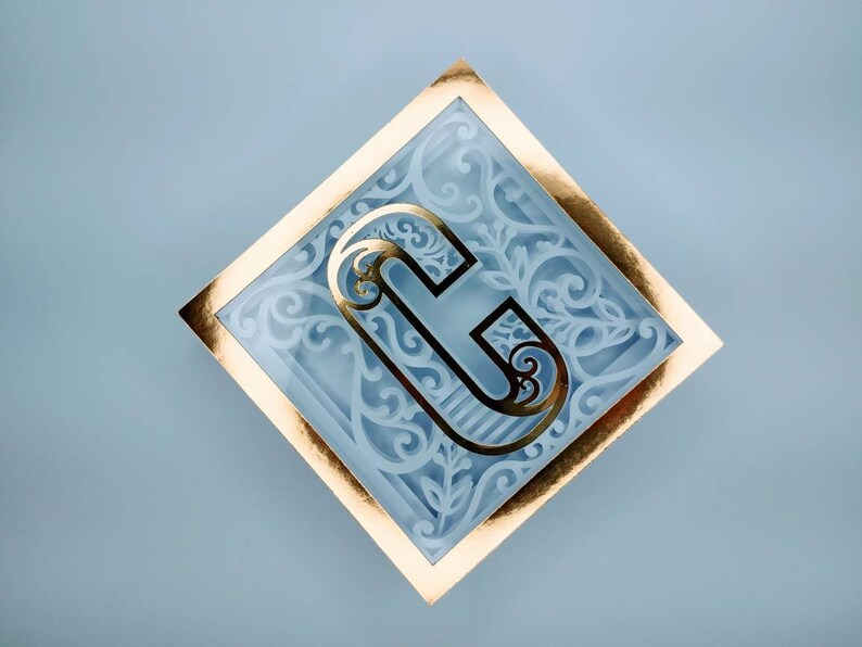 Letter C Shadow Box 3D Alphabet SVG Cut Files Cricut Letters - Etsy