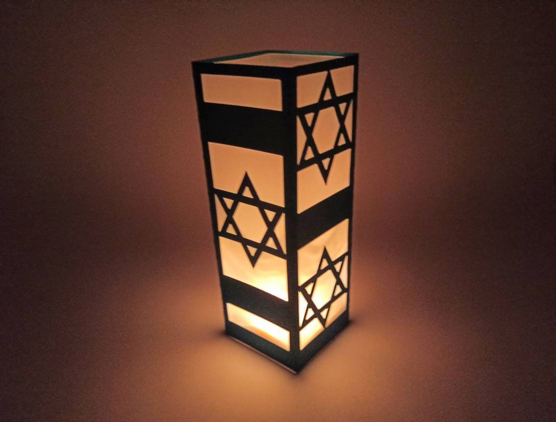 SVG Star of David Hanukkah Lantern Cricut 3D Cut Files Laser | Etsy