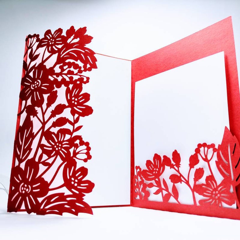 Flower Invitation - Etsy