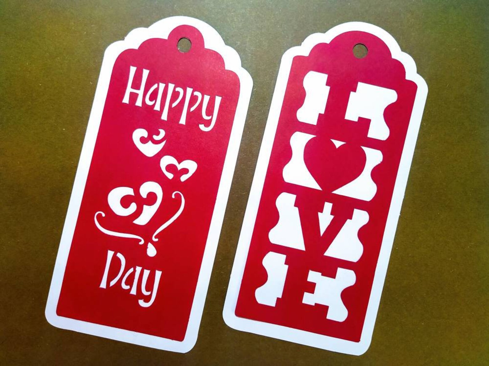 Set 3 Bookmark SVG Valentines Day Gifts Bookmarks Diy Cricut - Etsy