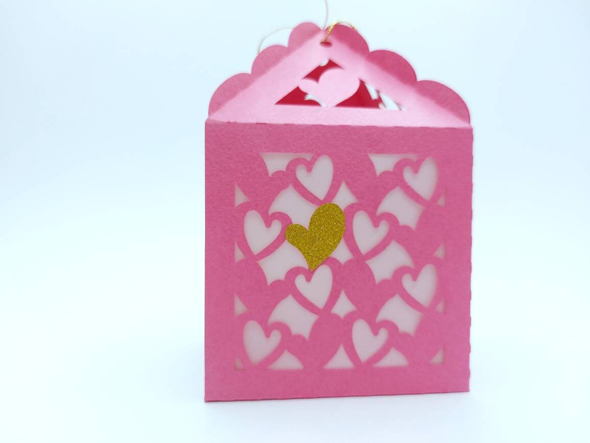 SVG Valentine's Day Cricut Favor Box Diy Gift Box | Etsy