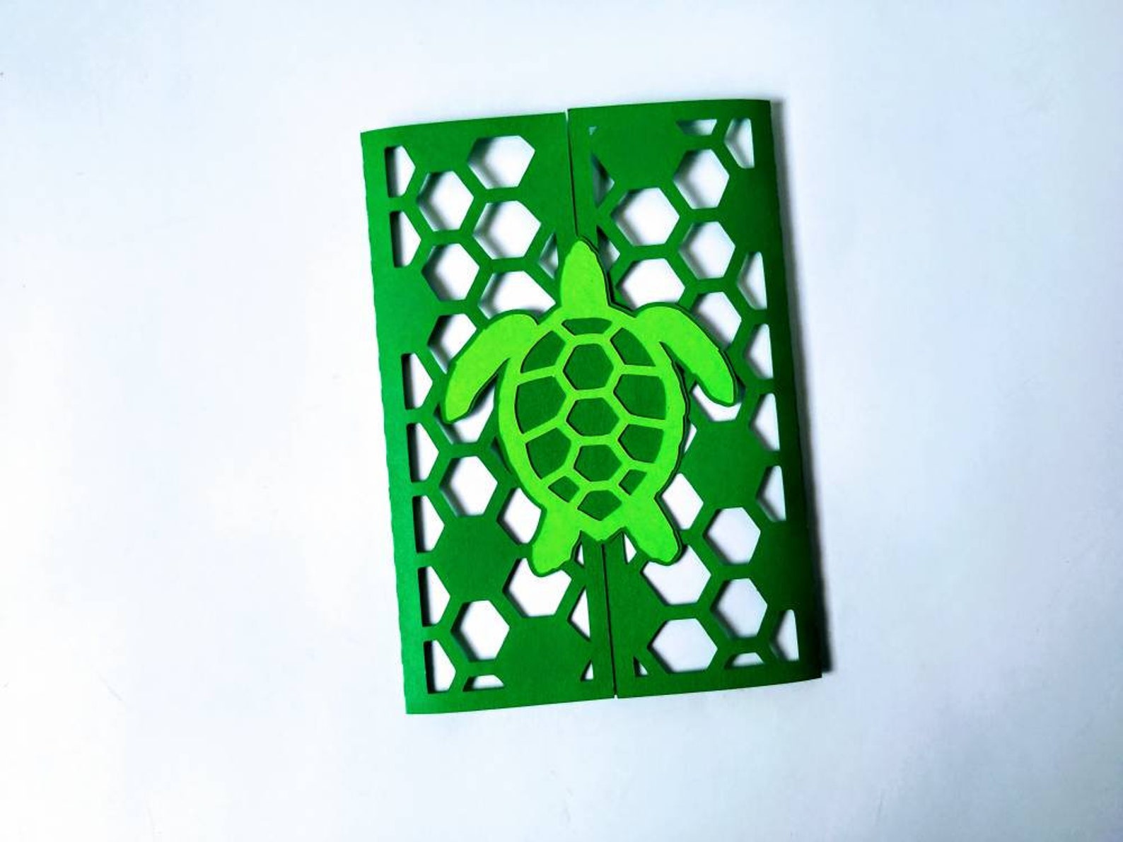 SVG Cricut File Gate Fold Card Turtle Tortoises Birthday Card ...