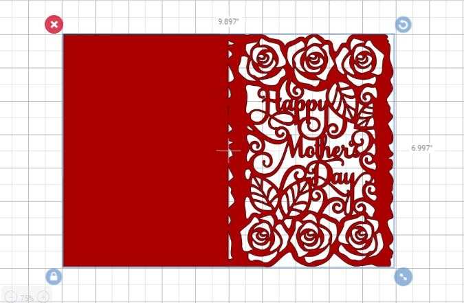 SVG Cut Files Cricut Happy Mother's Day Template Folder - Etsy