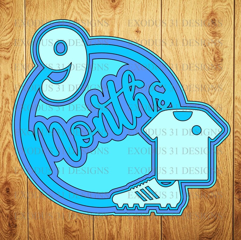 Baby Milestone Svg 12 Months SVG Cricut Files Sport Cup Cake - Etsy