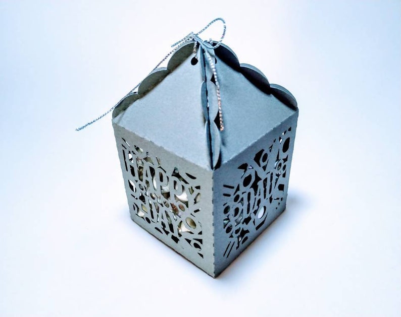 SVG Cut Files Cricut Gift Box Cricut Favor Box Happy - Etsy