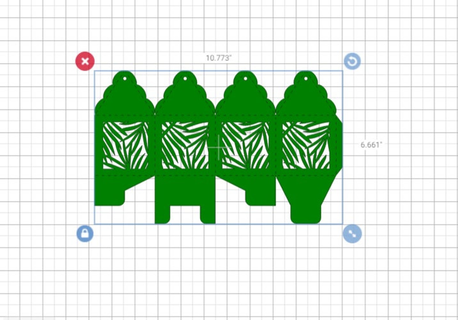 SVG Template Palm Tree Favor Box Cricut Beach Wedding Gift Box - Etsy