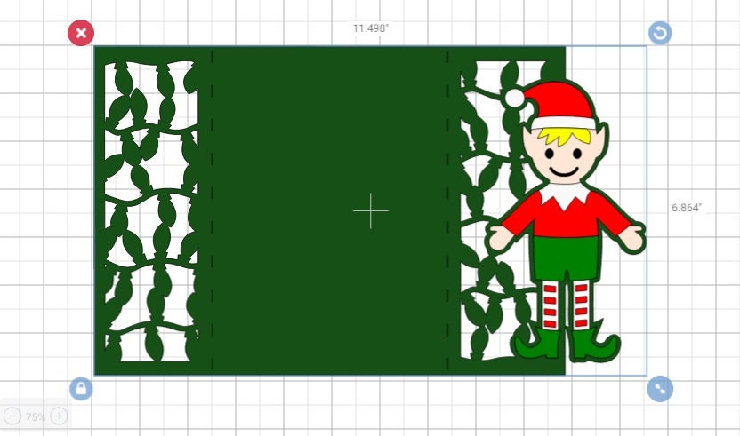 Elf SVG CRICUT Boy Elf Layered Svg Christmas Cards Template | Etsy