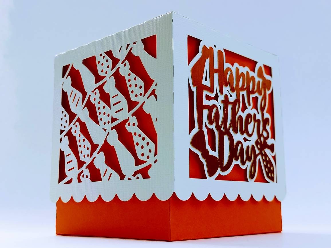 SVG Cut Files Cricut Gift Box Cricut Favor Box Happy Father's Day ...
