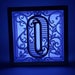 Letter O Shadow Box 3D Alphabet SVG Cut Files Cricut Letters Lightbox ...