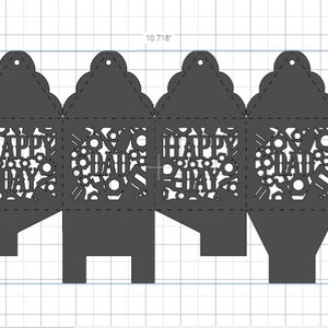 SVG Cut Files Cricut Gift Box Cricut Favor Box Happy Father's Day ...