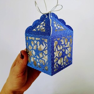 SVG Cut File Favor Box Stars Templates Cricut Star Theme Party Gift Box ...