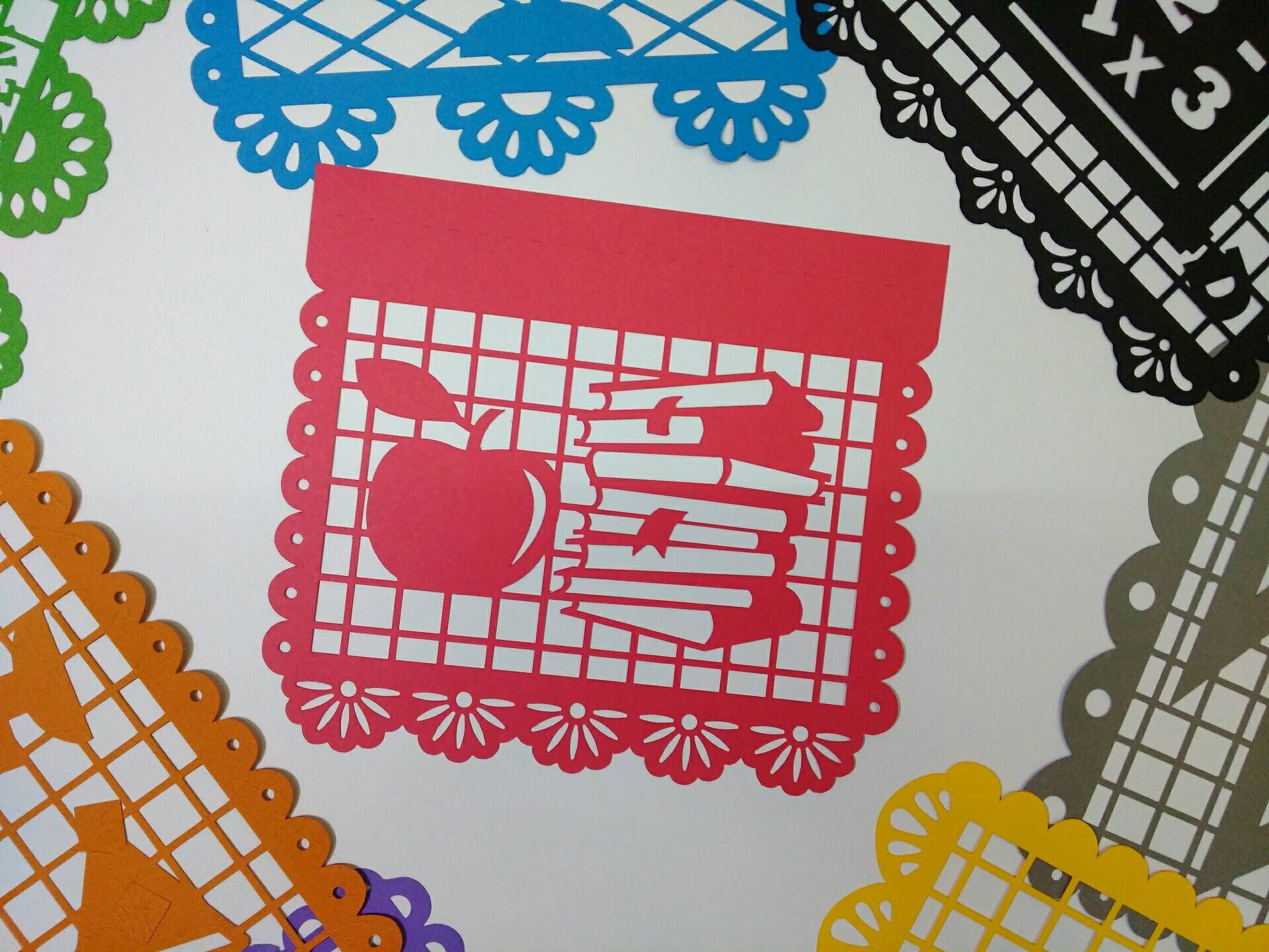 7 SVG Cricut Cut Files Papel Picado Banners COCO Silhouette | Etsy