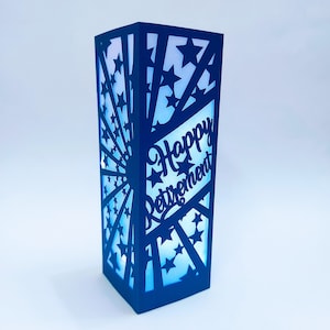 Happy Retirement SVG Template Centerpiece 3D SVG Cut File Retirement ...