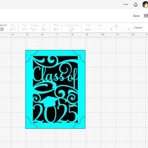 SVG Graduation Invitation Folder Card Class of 2025 2026 Cricut Cut ...