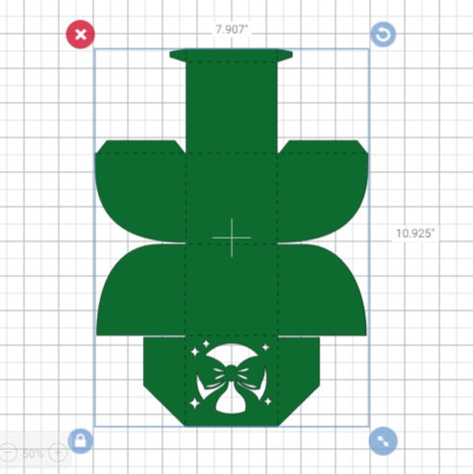 Svg Christmas Favor Box Cricut Christmas Ornament Box SVG 3 Etsy