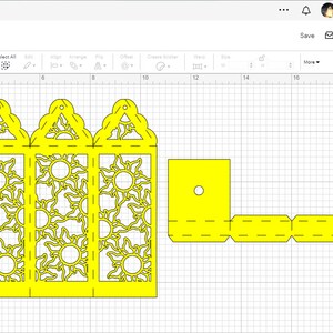 Centerpiece 3D SVG Template Sun Paper Lantern Fairy Tales Grimm ...
