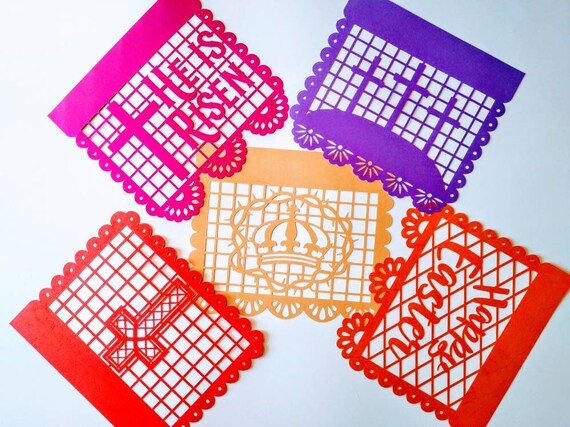 Papel Picado Banners Templates Papel Picado Mexican Banner Fiesta