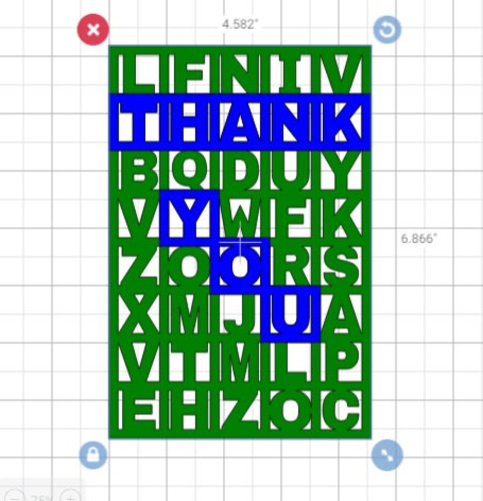 Word Search Card SVG Cut Files Cricut Maker Thank You Cards - Etsy