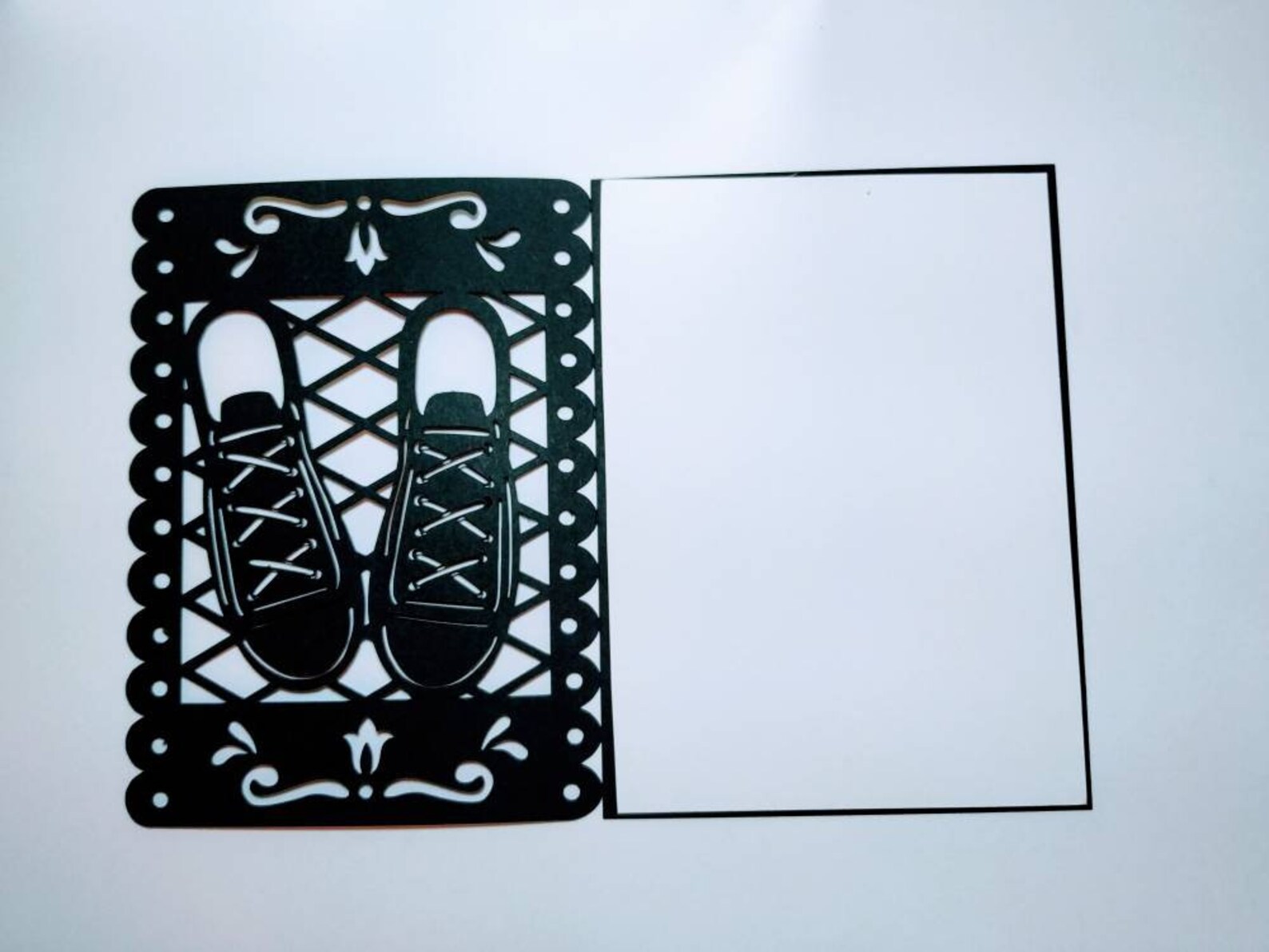 SVG Template Greeting Card Happy Birthday Converse Girl Party Sports ...