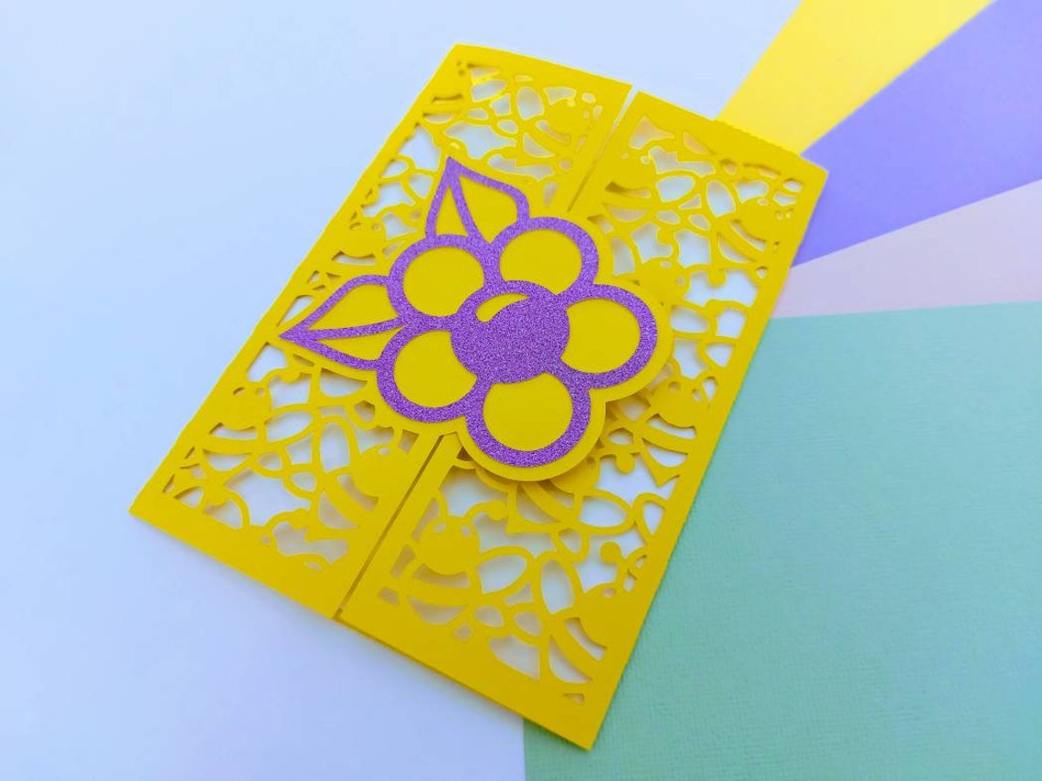 Bundle Set Bee Spring Cards SVG Files Cricut Cut Files Spring | Etsy