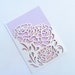 SVG Templates Peonies Pocket Card Insert Card Wedding Invitations ...