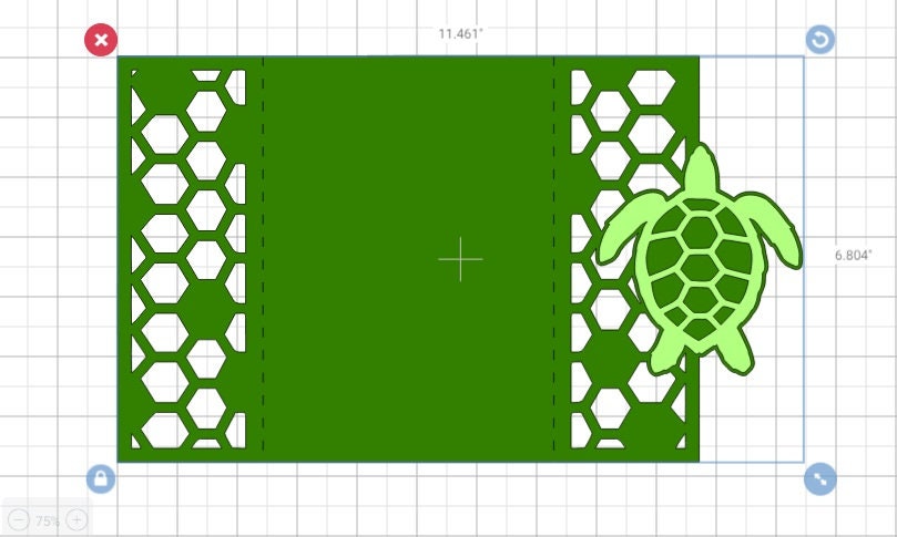 SVG Cricut File Gate Fold Card Turtle Tortoises Birthday Card ...