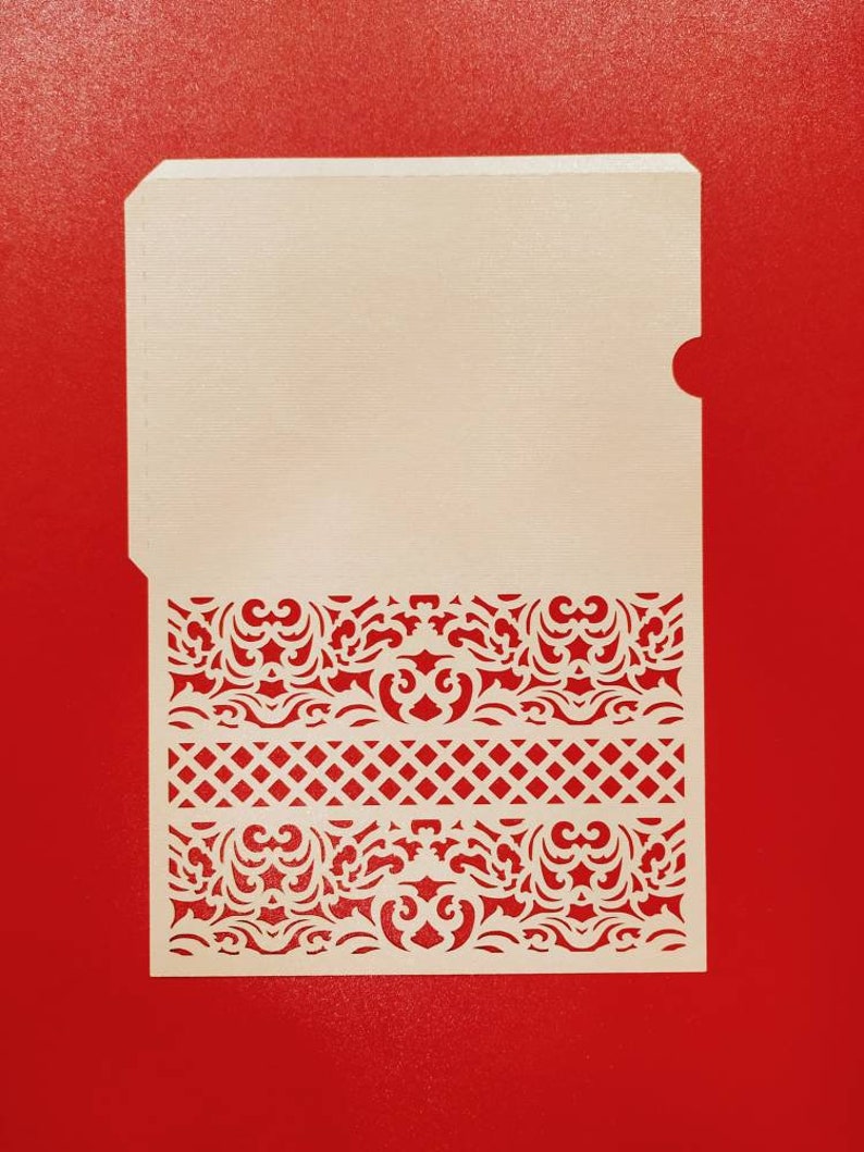 SVG Wedding Invitation Template Laser Cut .svg .dxf .ai .png - Etsy