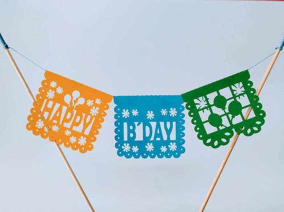 Plantillas De Papel Picado De Cumpleaños
