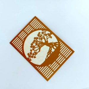 SVG Template Laser Cut Wedding Invitation Cherry Tree Folder Card ...