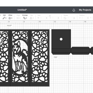 Husky Dog Lantern SVG Birthday Dog Dogs Lover Svg File SVG Cricut Dog ...