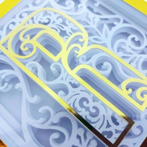 Letter R Shadow Box 3D Alphabet SVG Cut Files Cricut Letters Lightbox ...