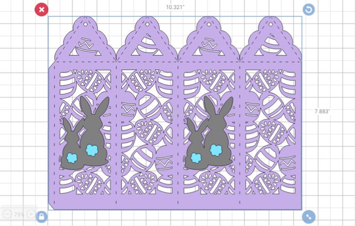 Easter Lantern Cricut SVG Template for Kids Lantern Svg - Etsy