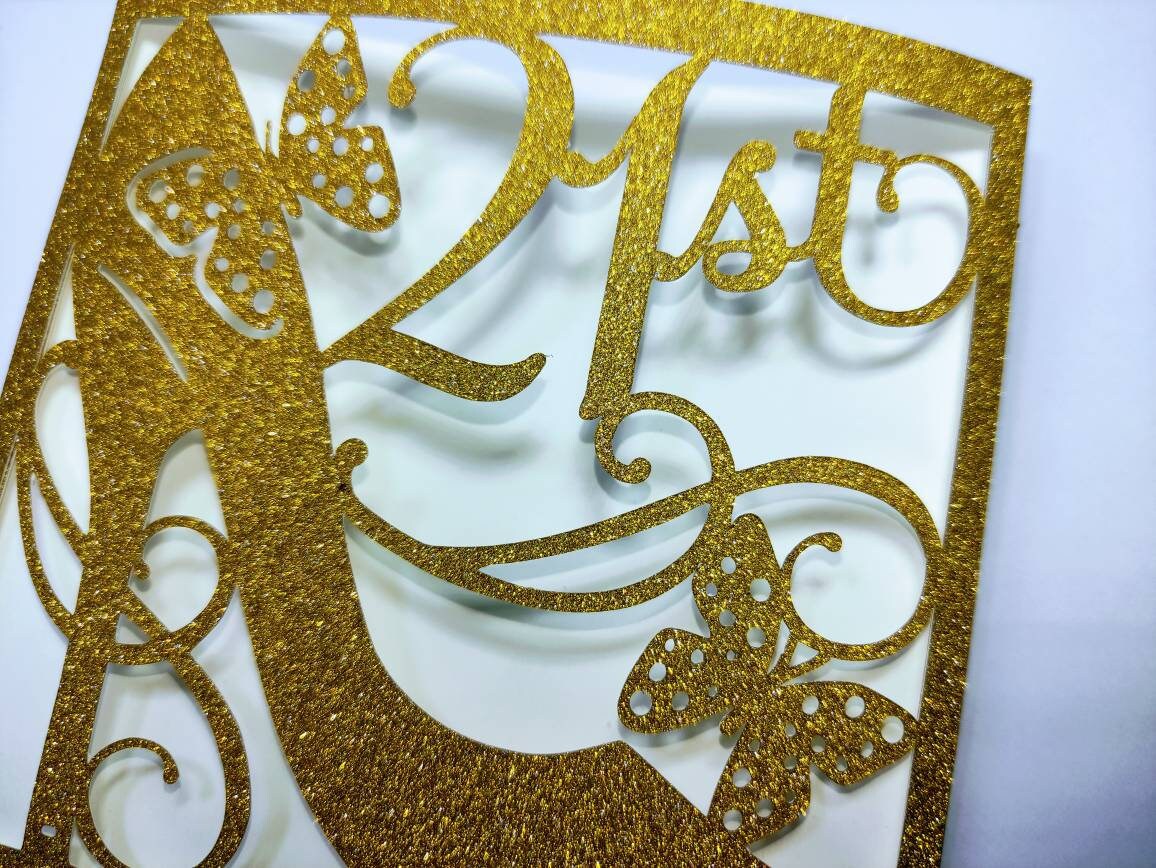 21st Birthday Card Svg Cricut Filetemplates Envelope Twenty Etsy