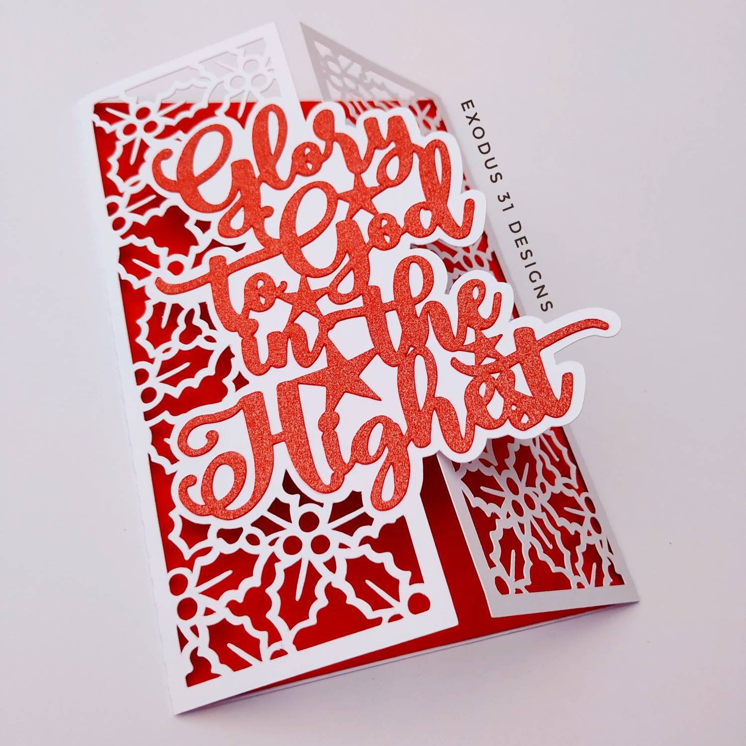 SVG Files Templates Christmas Cards Cricut Silhouette Laser | Etsy