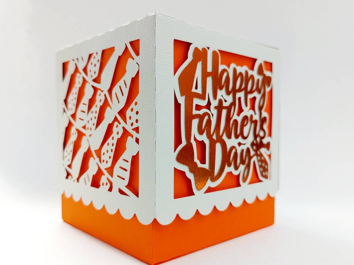 SVG Cut Files Cricut Gift Box Cricut Favor Box Happy Father's Day ...