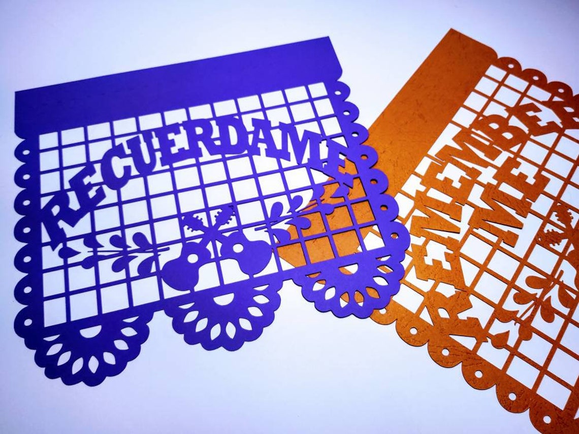 SVG File COCO Banner Remember Me Recuerdame Template Cricut | Etsy