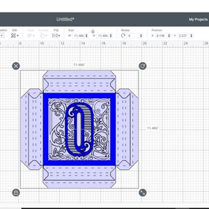 Letter O Shadow Box 3D Alphabet SVG Cut Files Cricut Letters Lightbox ...