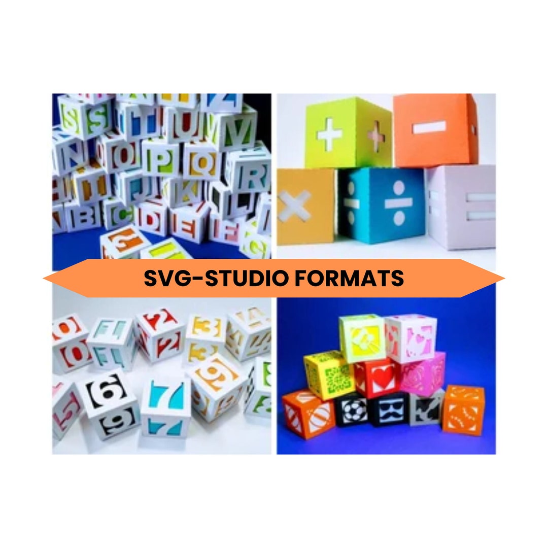 3D Letters Bundle Set Alphabet SVG Cut Files Cube Cricut Number Baby ...