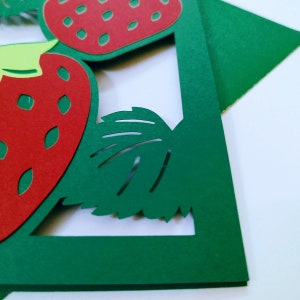 SVG 5X7 Strawberry Invitation Folder Card Cricut Cut File Strawberries ...