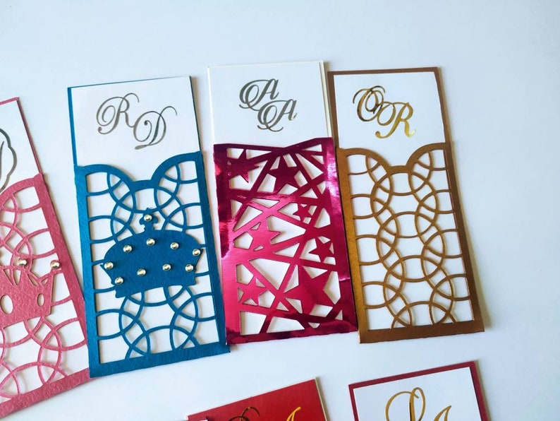 SVG Bundle 10 Small Envelope Template Ticket Invitation - Etsy