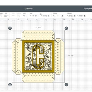 Letter C Shadow Box 3D Alphabet SVG Cut Files Cricut Letters Lightbox ...