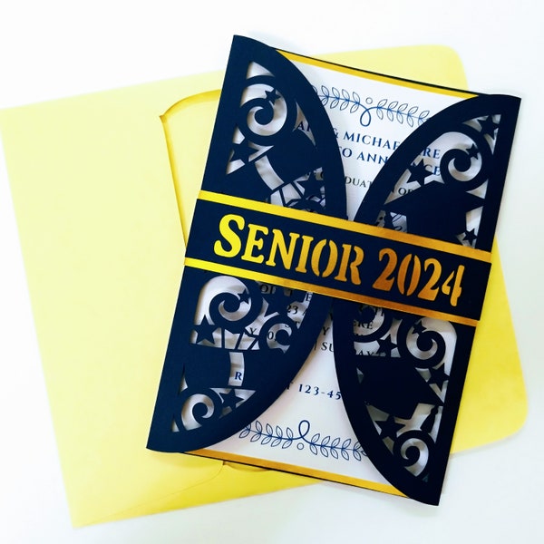 Folded Graduation Invitation - Etsy