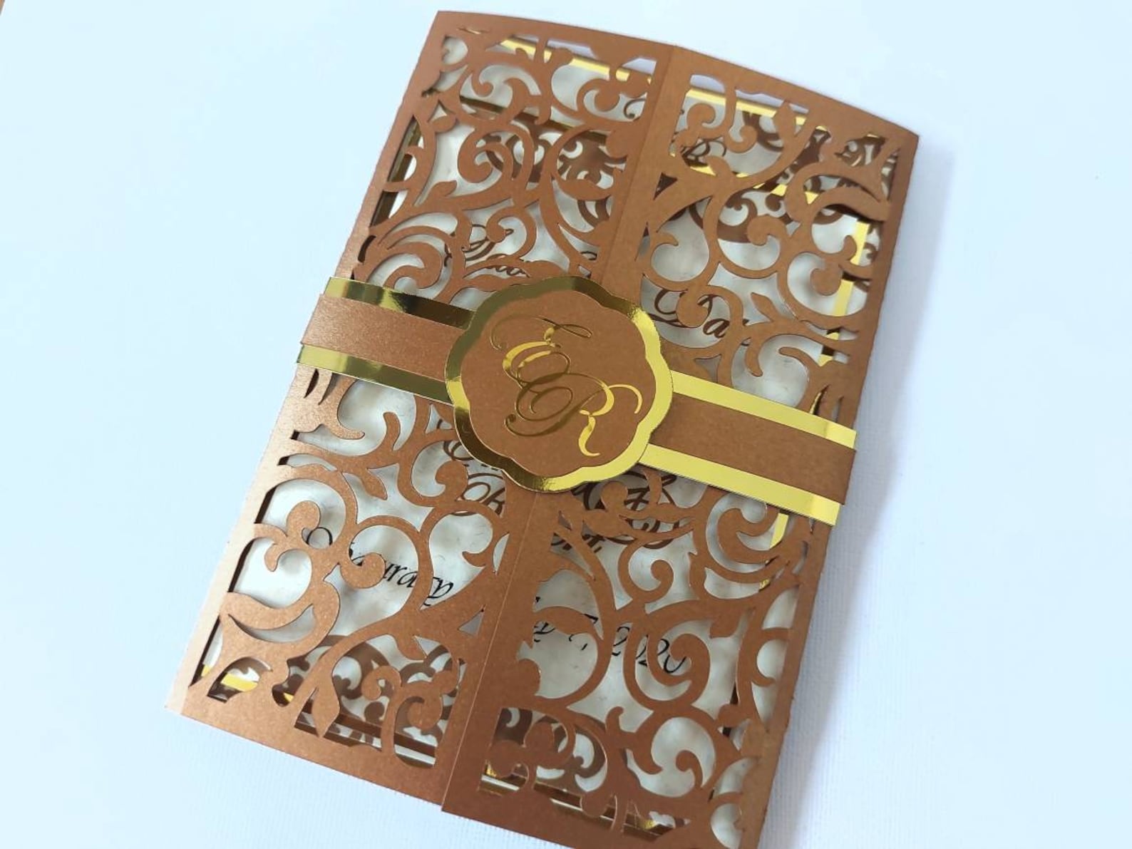 SVG Template Gate Fold Card 5x7 Inches Cricut Laser Cut - Etsy